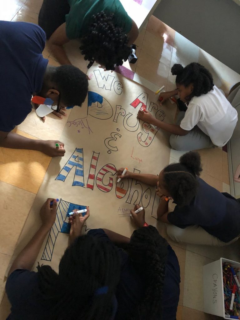 Traveling drug-free for Red Ribbon Week - Urban Pathways 6-12