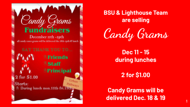 Candy Grams - Urban Pathways 6-12