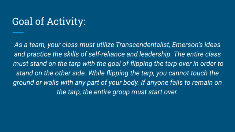 Gallery: English III Transcendentalism Activity - Urban Pathways 6-12